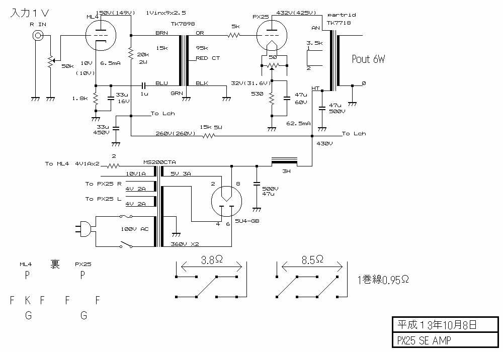 AMPLIMOS one stage amplifiers, amplificatori audio monostadio